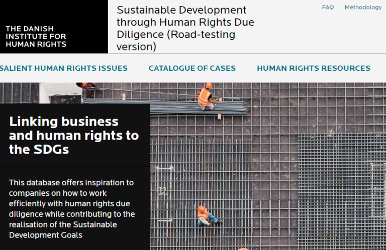 Sustainable Development through Human Rights Due Diligence (Road ...