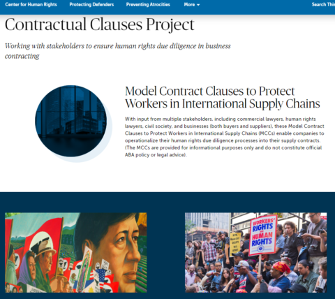 Contractual Clauses Project - Business and Human Rights Gateway