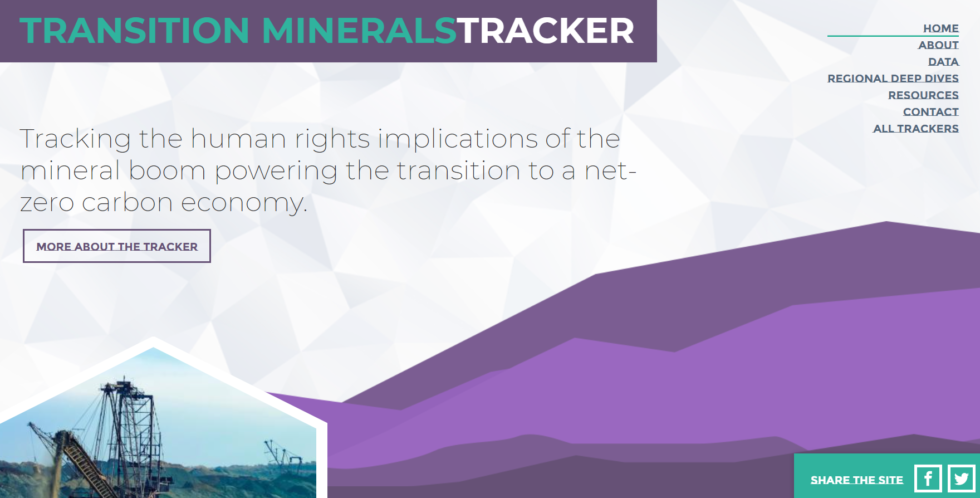 Transition Minerals Tracker - Business and Human Rights Gateway